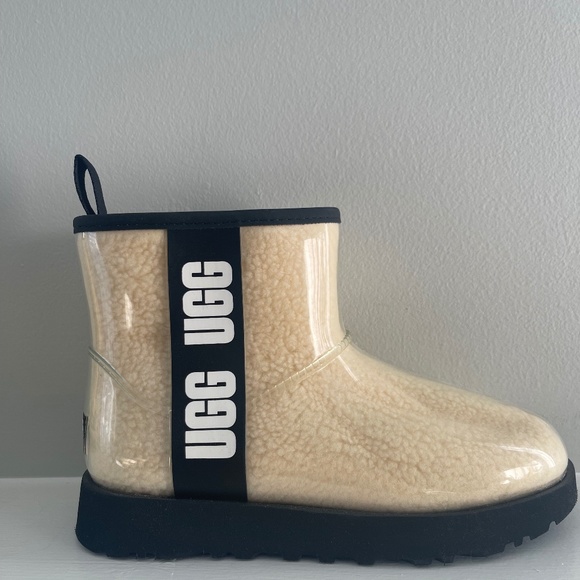UGG | Shoes | Mini Classic Clear Ugg Boots Beige | Poshmark